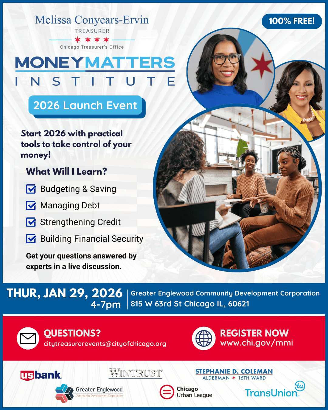 Money Matters Institute January 2026: Budgeting & Saving - Chicago ...